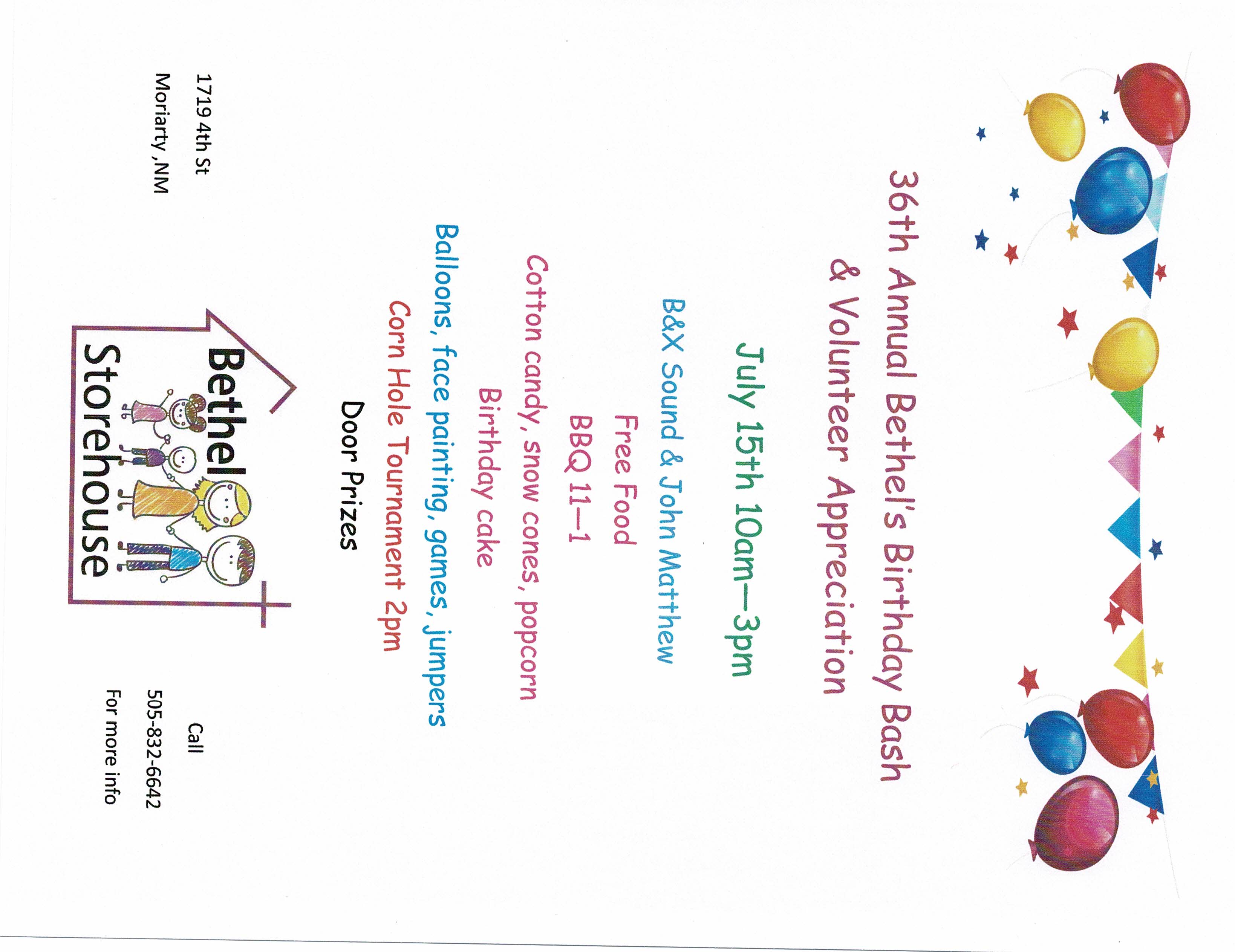 Bethel Community Storehouse – Neighbors Helping Neighbors